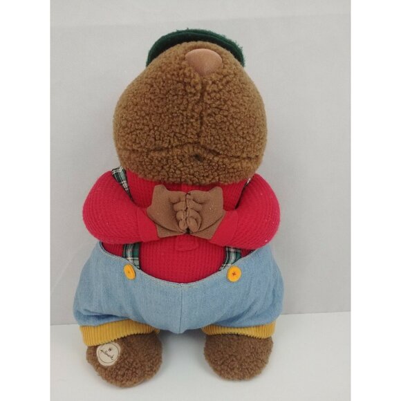 Hallmark | Toys | Hallmark Beaver Wearing Red Shirt With Suspender ...